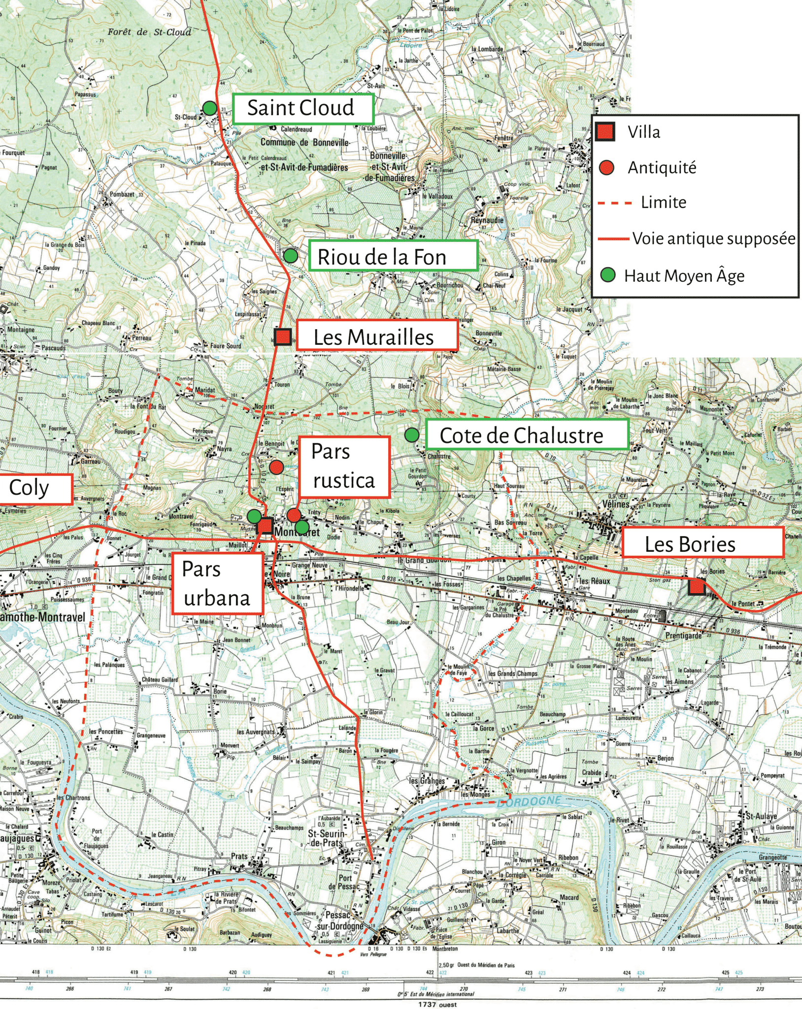 La villa gallo-romaine de Montcaret (Dordogne) - La Pars Rustica