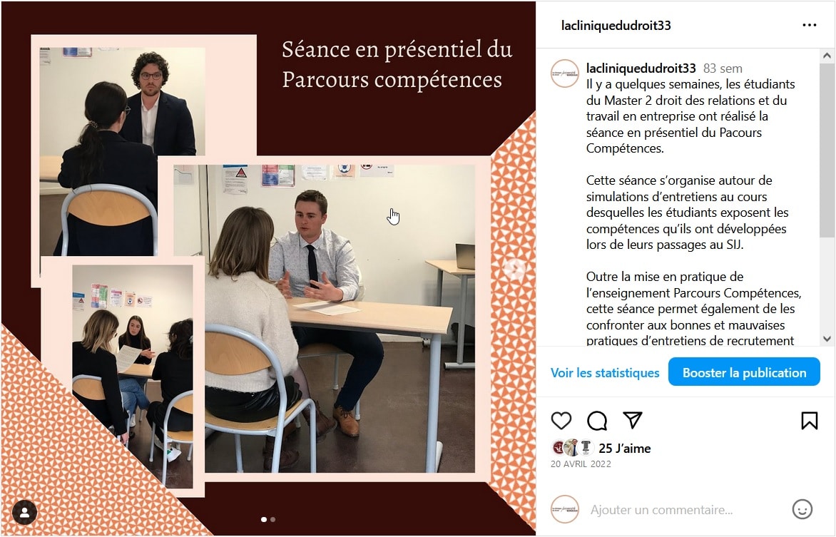Méthode et commentaire du Parcours compétences